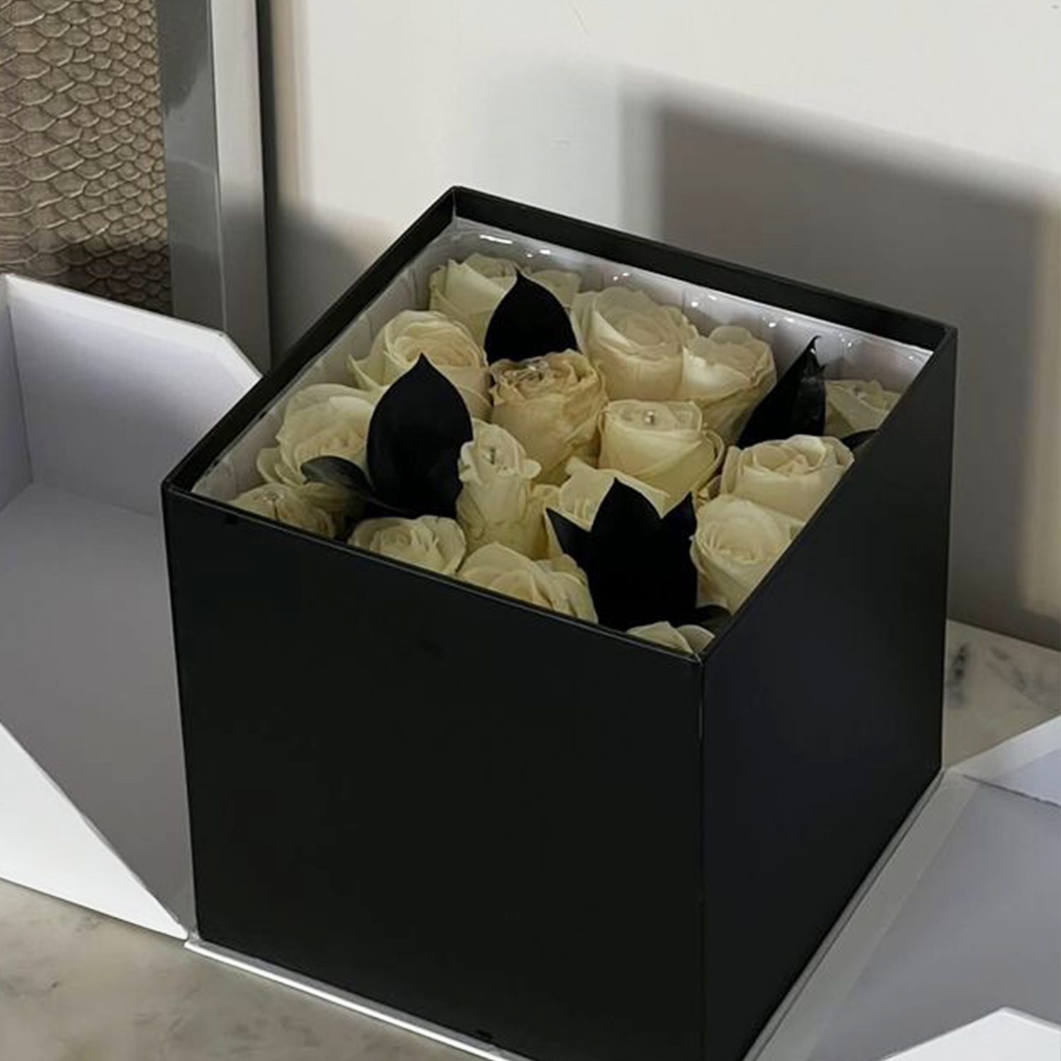 Royal Enchantment Hat Box | Haute Florist