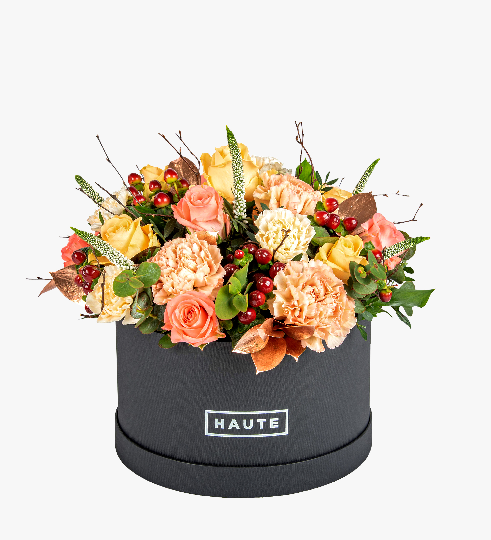 Antique Charm Hat Box Haute Florist