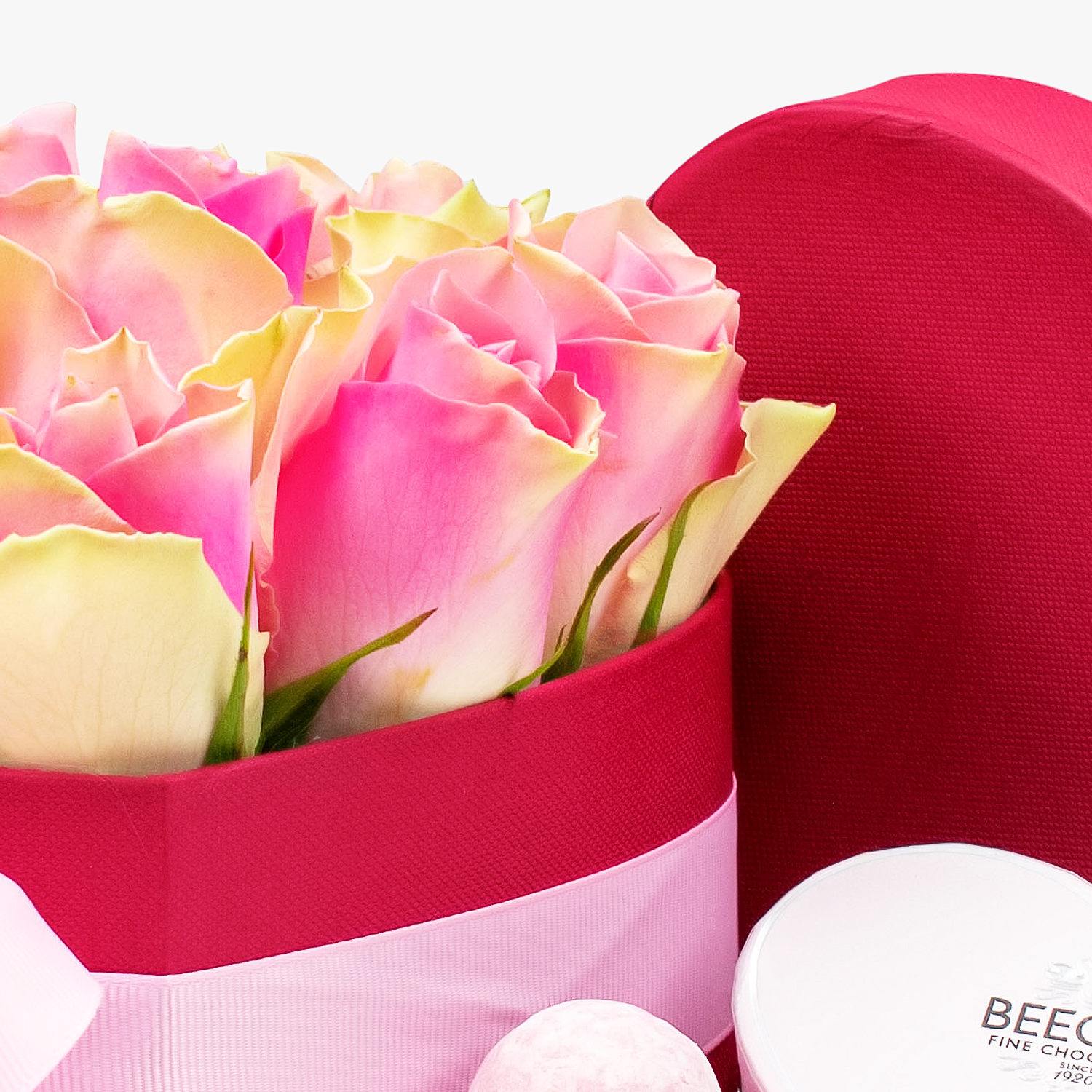 Pink Heart Hat Box | Haute Florist